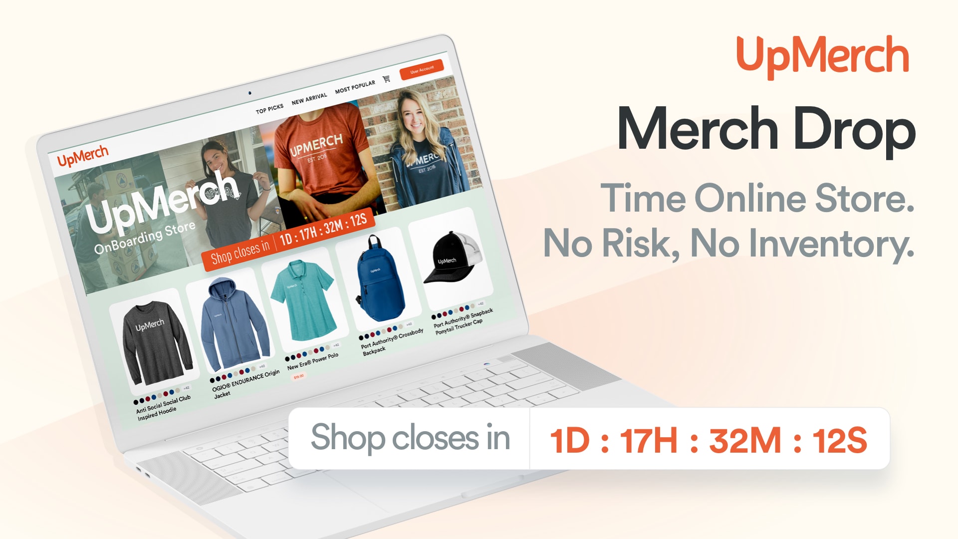 Free Custom Merch Online Store - No Financial Risk, No Inventory